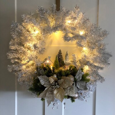 Rose Window Putz Church Christmas Craft Kit Build Decorate a Full Size ...