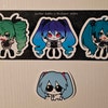 Alien Kasane Teto Sticker Chibi Gnarp Gnarp Ver. - Etsy