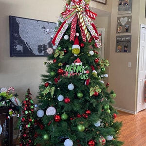 Large Animal Print Tree Topper, Elegant Topper, Christmas Tree Decor ...