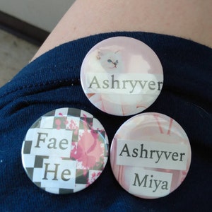 Handmade Collage Pin: 3-PACK CUSTOM ORDER - Etsy