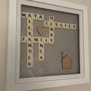Personalised Scrabble Picture Frames Scrabble Frame - Etsy UK