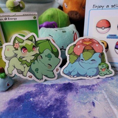 Raichu Peeker Sticker 5, Kawaii Kanto Pokemon Sticker, Cute Waterproof ...