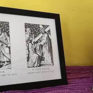 Stations of the Cross Stained Glass Posters: Lent and Holy Week ...