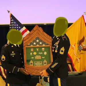 Air Force E7 Master Sergeant Shadow Box 3x5 Flag - Etsy