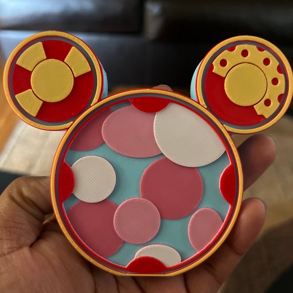 Mickey’s Clubhouse Toodles 3d-printed Standing Figures – Face, Circles ...