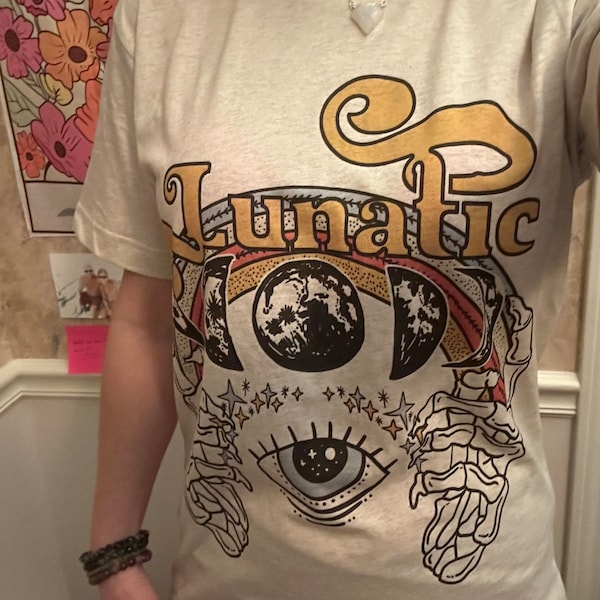 Lunatic Moon Phase Shirt, Moon Phase Shirt, Moon Child Shirt, Moon ...