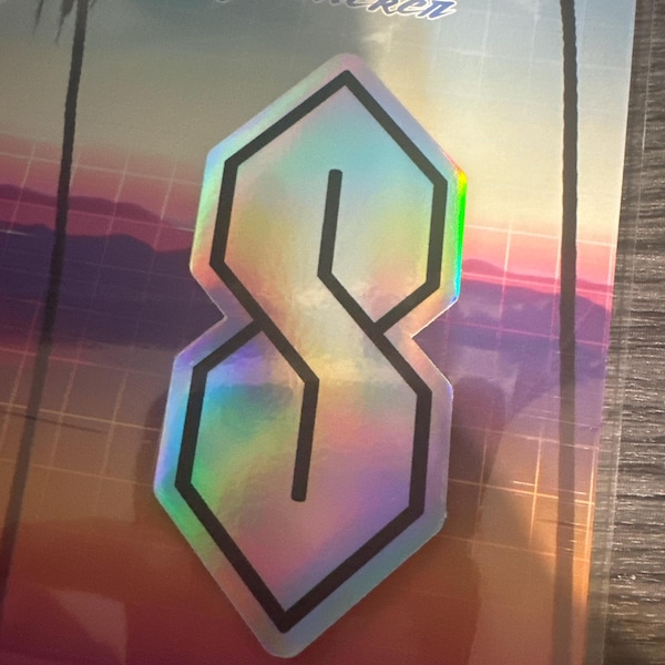 90s Sticker Holographic Cool S, Stussy S, Super S, Universal S, Pointy ...