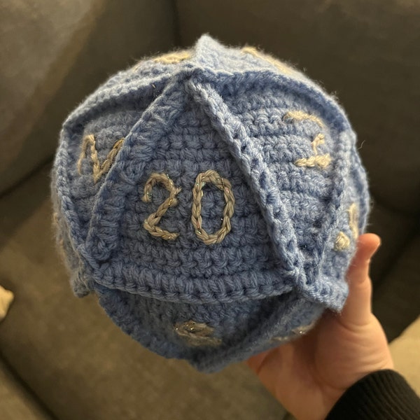 D20 (20 Sided Die) Digital Crochet Pattern ONLY |amigurumi Crochet ...