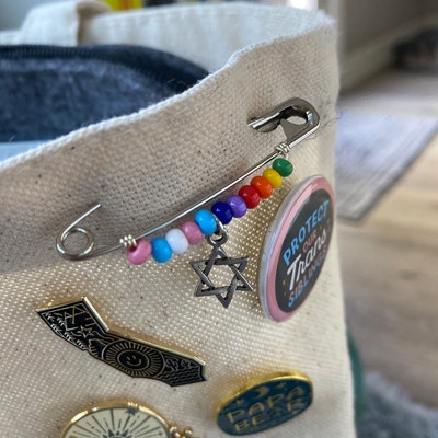 Safe Person Pin With Sharp Point in Gold or Silver Finish With - Etsy