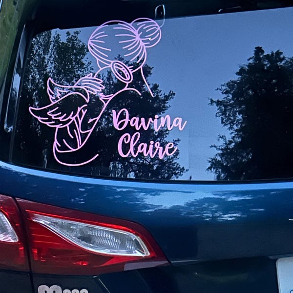 Custom Car Decals With Custom Font, Symbols, and Vinyl Color, Custom ...