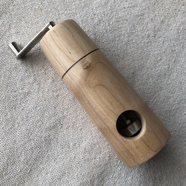 Handcrafted Maple Pepper Grinder - Crushgrind® Pepper Mill From Quebec ...