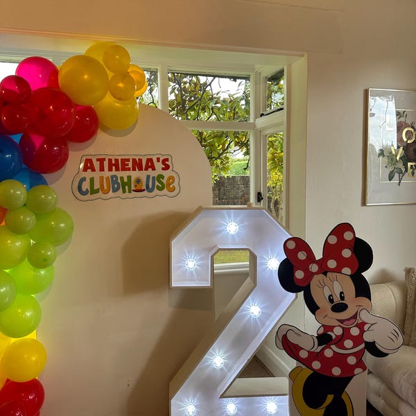 Custom Mickey Clubhouse Party Sign: Personalized PNG File (digital ...