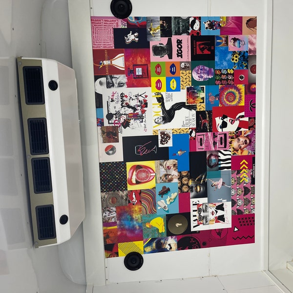 Fashion Aesthetic Wall Mural – Magazine Covers Collage Wallpaper ...