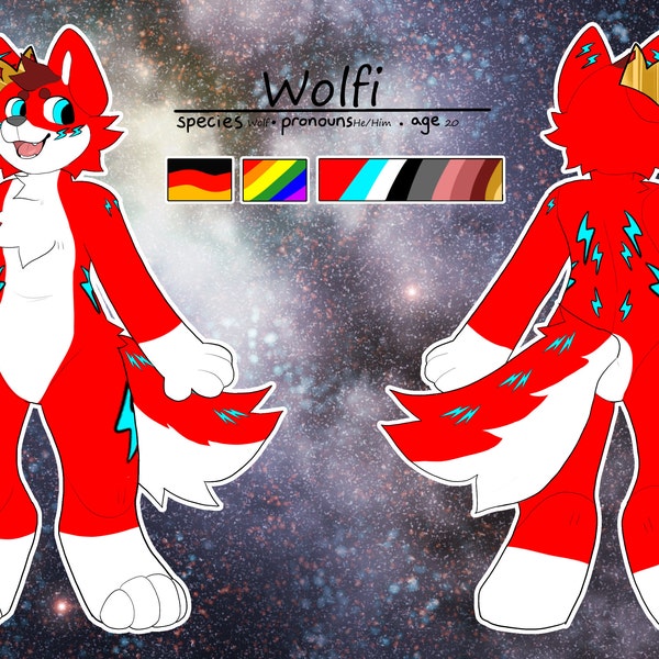 Base- Furry Canine Ref Sheet - Etsy