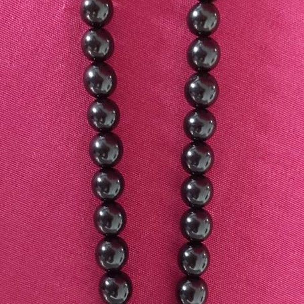 REAL Oltu Jet, Islamic Prayer Beads, Natural Stone 33 Beads, Tasbih ...