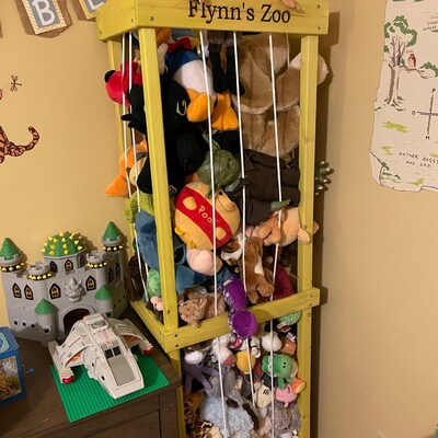 Stuffed Animal Zoo, Stuffed Animal Storage, Toy Storage, Stuffed Animal ...