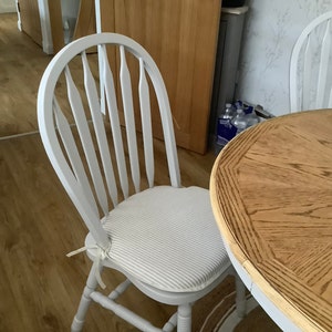 Light Grey elise Smoke Tapered Square Shaped Chair Seat - Etsy UK