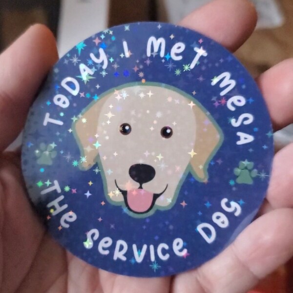 Stickers Assistance Animals Save Lives Personalize I Met an Assistance ...