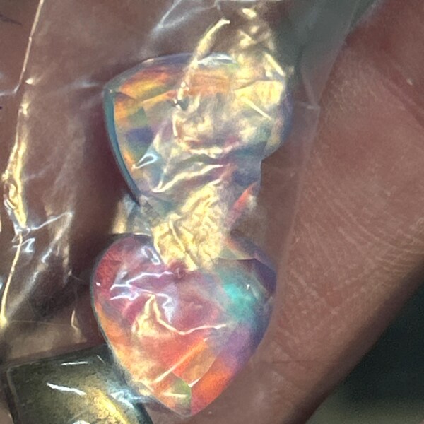 Gorgeous MOP Rose Cut - Multi MOP & Crystal Doubletes- Mother of Pearl ...