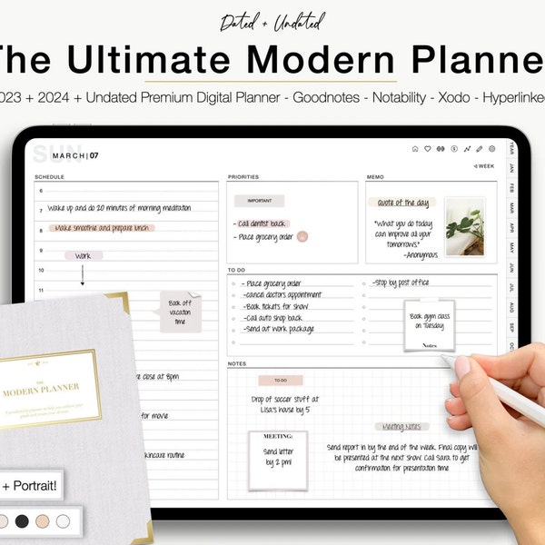 Digital Planner, Goodnotes Planner, iPad Planner, Notability Planner ...