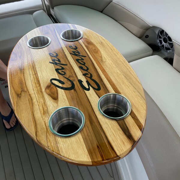 Boat Tables Teak| Cockpit Yacht |ready to Ship| FREE SHIPPING | Custom ...
