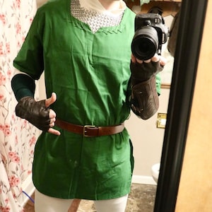 Adventurer Cosplay Green Tunic and Hat Any Size for Men or Women Tunic ...
