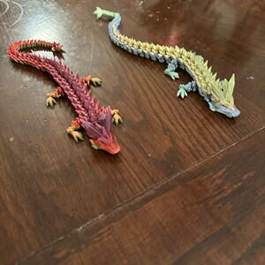 3D Printed Articulated Snake BOA Design by Cinderwing3d - Etsy