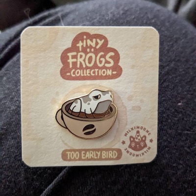Golden Frog Hard Enamel Pin/tiny Frogs Collection Serotonin Delivery ...