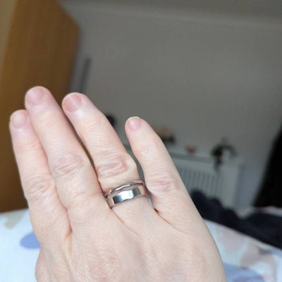 Silver Chunky Ring, Double Layer Ring, Silver Stacking Ring, Stackable ...
