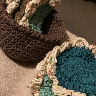 Rosette Succulent Coaster Set - Etsy