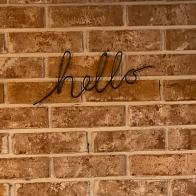 Dream Sign/ Wire Word Art/ Wire Sign/ Metal Word Art/ Wire Writing ...