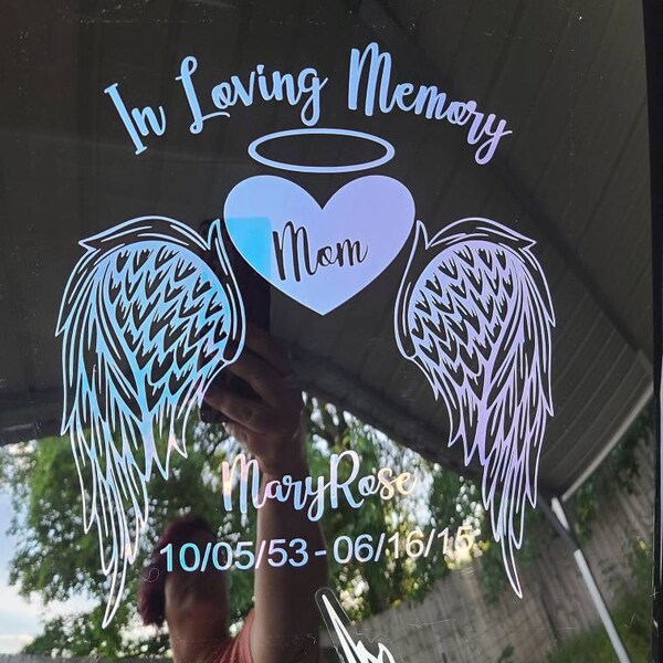 In Loving Memory Decal - Etsy