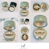 Luxury Antique Style Mini Ring Box, Victorian Style Jewelry Box ...