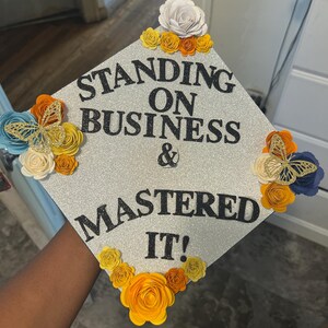 Graduation Cap Topper Paper Flowers, Small Paper Flower Decoration ...