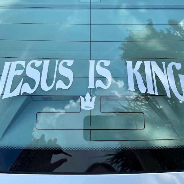 Jesus is King High Quality Decal / Sticker - Etsy