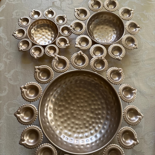 Pichwai Cow Backdrop With Lotus Flower Housewarming Decor Pooja Cloth ...