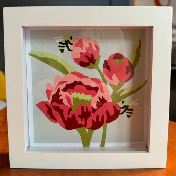 Oleander Hawk Moth Paint-by-number Kit - Etsy