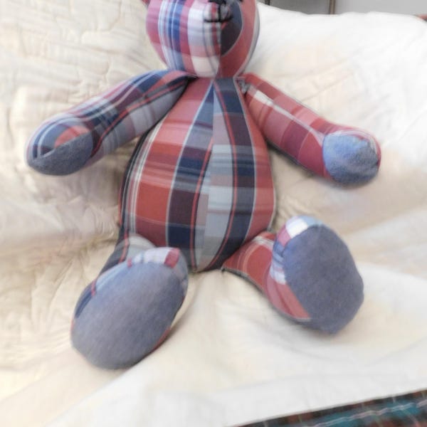 Teddy Bear Pattern Memory Bear Pattern Memory Bears Sewing Pattern Bear ...