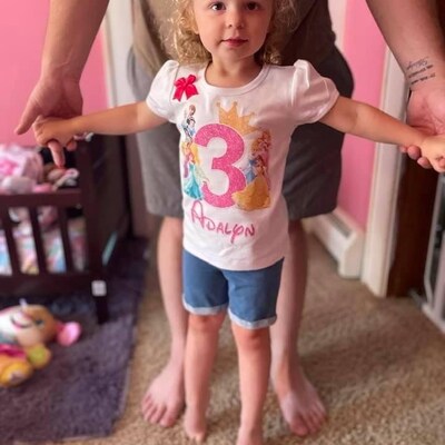 Disney Princess Family Birthday Shirts, Disney Princesses Birthday Shirt Set, Princess Family ...