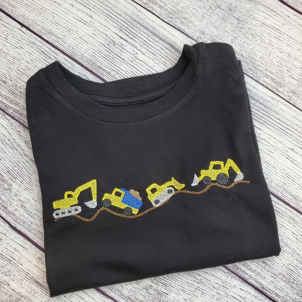 Build Your Own Construction Vehicles Set Embroidery Design - Etsy
