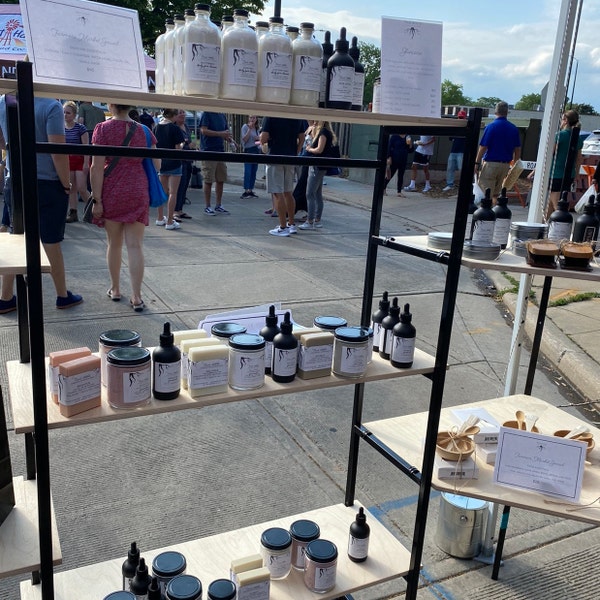 8' Display Wall - Craft Show Display - Portable Shelves - Art Show ...