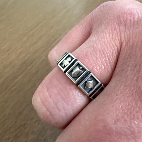 Vintage Zuni Native American Sterling Silver Ring With Inlaid Turquoise ...