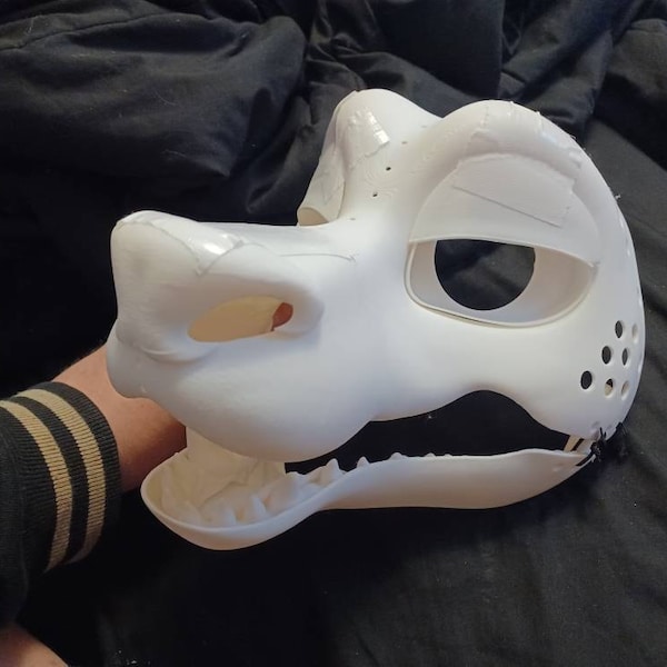 Noodle Dragon | Dragon Fursuit Headbase | 3D Printed in PLA | Furry ...