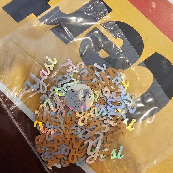 Custom Name Confetti, Personalized Confetti, Personalized Word Confetti ...