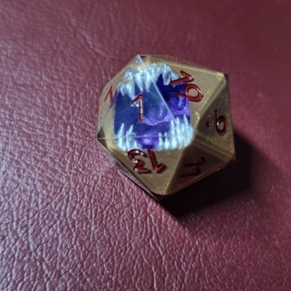 Emerald Archdruid 40mm D&D Chonk, Polyhedral Dice, Dnd Dice, Dungeons ...