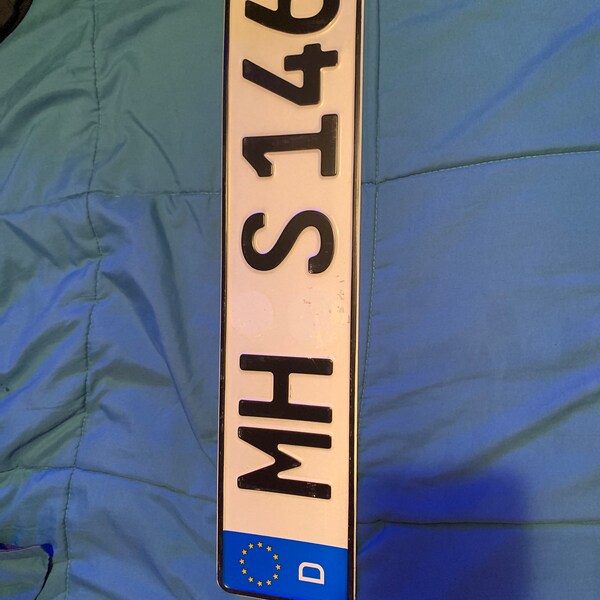 Good Condition European License Plates - Poland, France, Germany, Czech ...