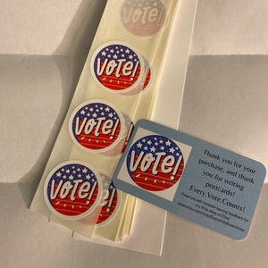 Vote! Stickers-great for Vote Forward! Set of 25 - Etsy