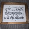 Handwritten Recipe Custom Wood Framed Printed Family Kitchen Sign - Etsy