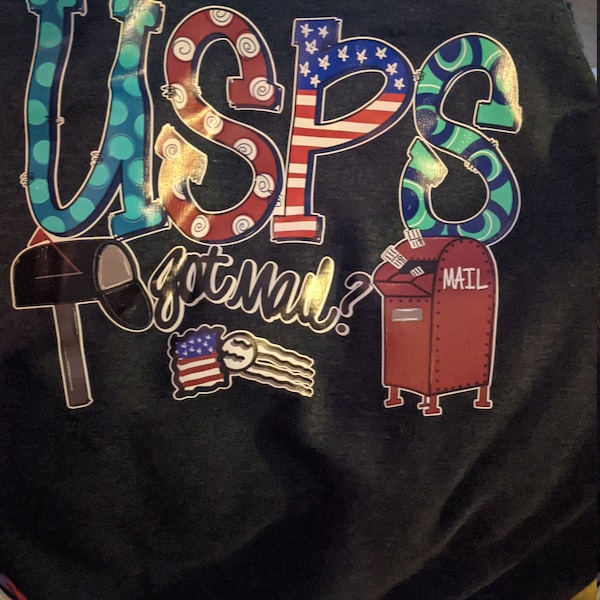 Sublimation & Htv Transfers USPS Got Mail - Etsy