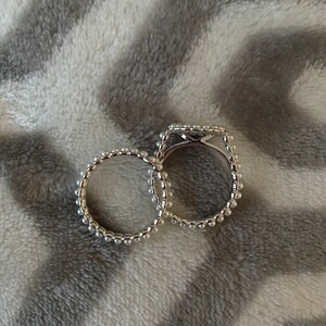 925 Sterling Silver Monogram Flip Ring, Two Sided Ring, Double Side ...